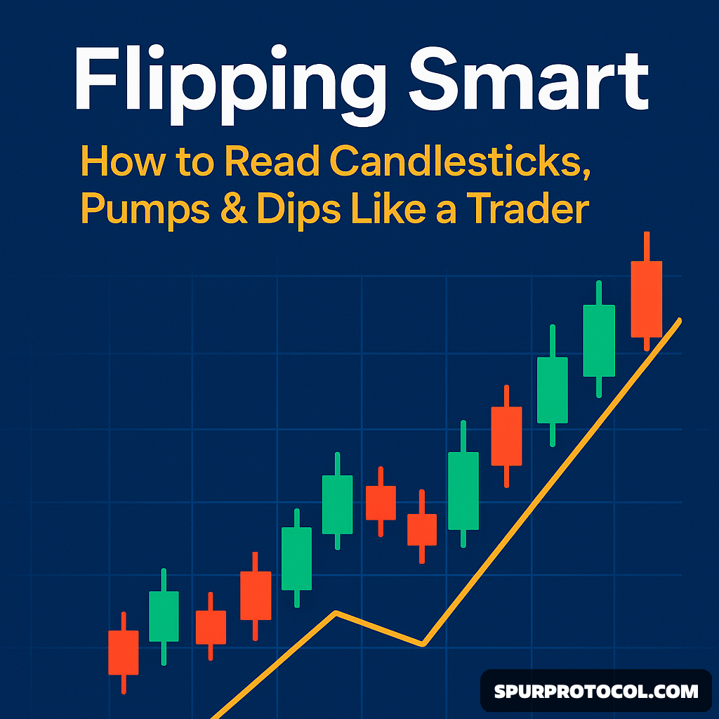 Flipping Smart (2) : How to read candle sticks, pumps and dips like a trader. - SpurProtocol