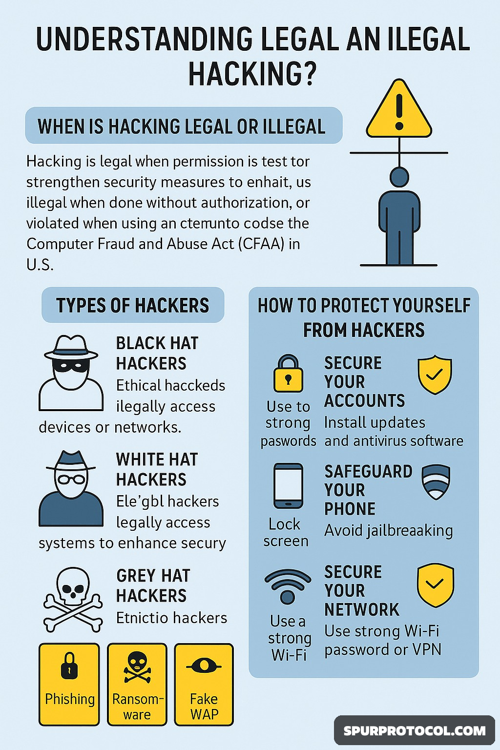 Understanding Legal and Illegal Hacking - SpurProtocol